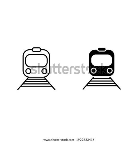 Vektor Stok Vector Illustration Subway Symbol Editable Icon Tanpa