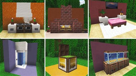 Постройки для дома в майнкрафте мебель фото