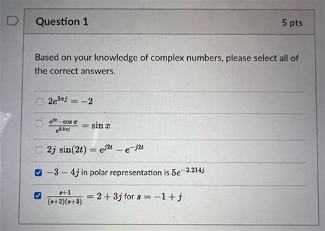 Solved Based on your knowledge of complex numbers, please | Chegg.com