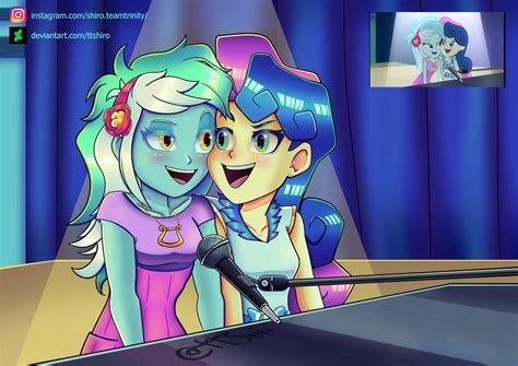 Bon Bon X Lyra Equestria Girls 2 By Ttshiro On Deviantart