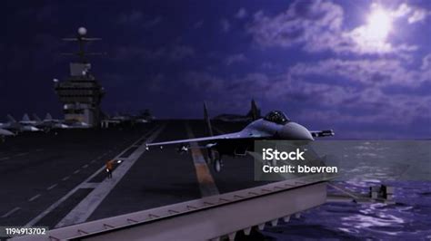 러시아 항공모함 에서 이륙 출발 전투 제트기 3d 렌더링을 호스팅 상업용 항공기에 대한 스톡 사진 및 기타 이미지 상업용