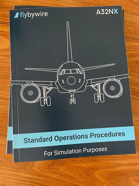fbw a32nx standard operating procedures manual aircraft microsoft