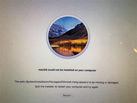 stuck in loop trying to update osx r osx