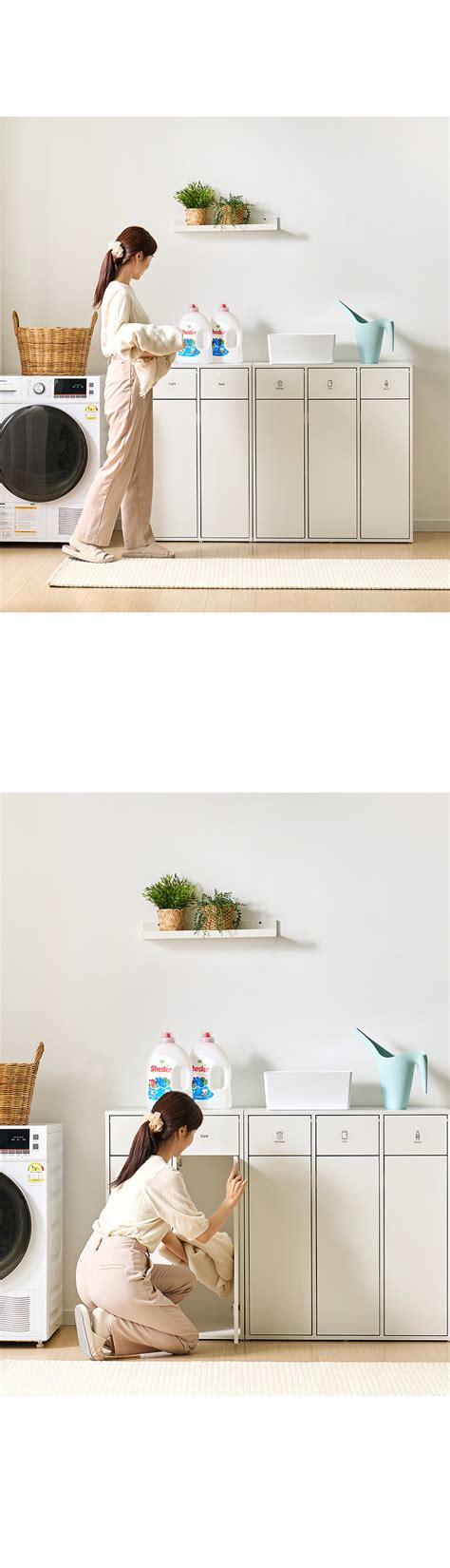 수납장 데이지 가정용 사무실 재활용 쓰레기통 분리수거함 70l 2type 오늘의집 쇼핑