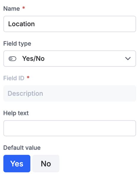 product tip how to configure a yes no field in a kissflow form tips