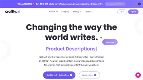 Craftly.Ai : L'outil IA incontournable pour optimiser votre créativité - IA-insights