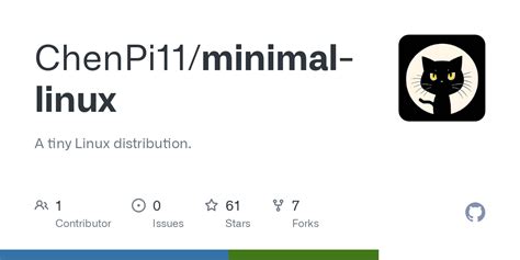 Github Chenpi11minimal Linux A Tiny Linux Distribution