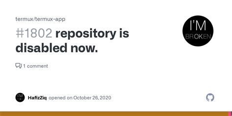 Repository Is Disabled Now Issue Termux Termux App GitHub