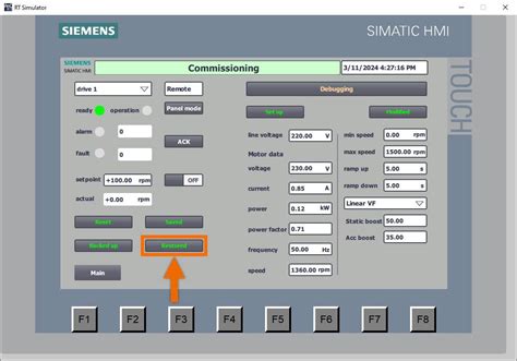 Siemens G120xxa Drive Configuration With Hmi Template