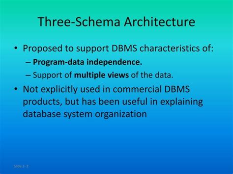 Adbms 6 Three Schema Database Architecture Pptx