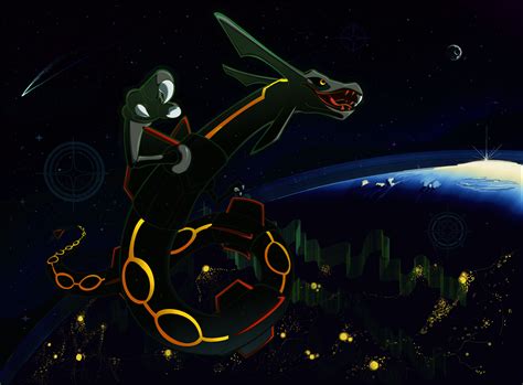 Rayquaza Shiny Wallpaper