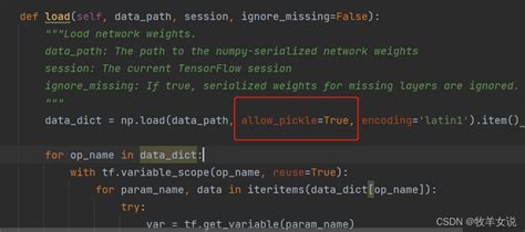 Valueerror Object Arrays Cannot Be Loaded When Allowpicklefalse Csdn博客
