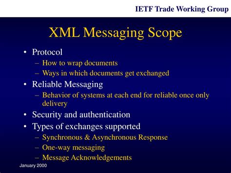 PPT XML Messaging Overview PowerPoint Presentation Free Download ID