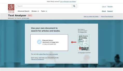 JSTOR Text Analyzer Introduction To Digital Humanities