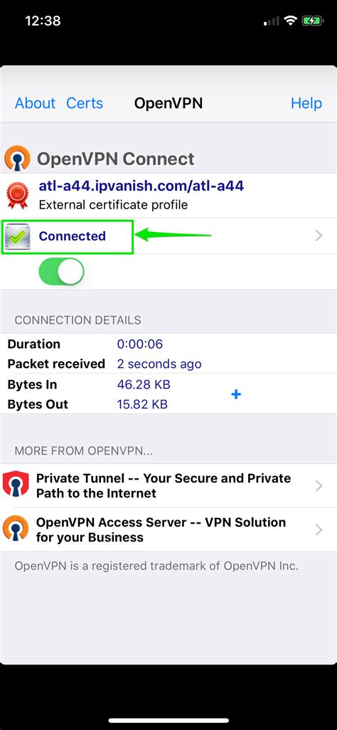 OpenVPN Connect Setup On IPhone IPad IPVanish