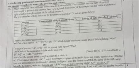 The Following Questions Are Case Based Studyx