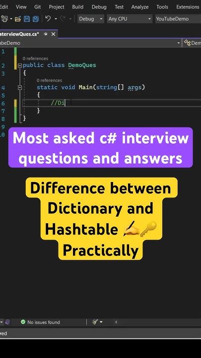 Difference Between Dictionary And Hashtable In C Shorts Coding Csharp Programming Youtube