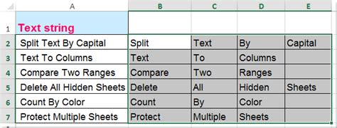 How To Split Text Into Separate Columns By Capital Letter In Excel