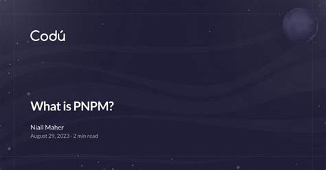 what is pnpm by niall maher codú