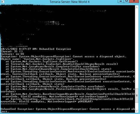 Mobile Mobile Server Please Help With This Error That Crashes My 1441 Server Terraria