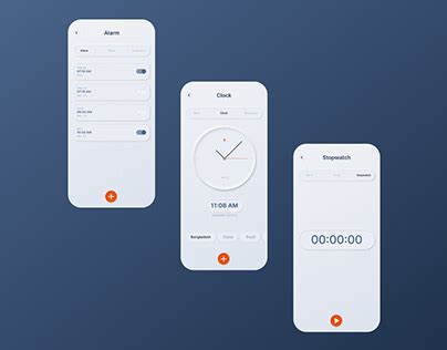 Alarm App Ui Projects Photos Videos Logos Illustrations And Branding Behance