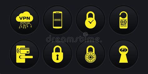 Set Digital Door Lock With Wireless Please Not Disturb Lock Safe Combination Wheel Padlock