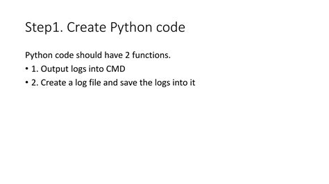 Run Python From Windows Taskscheduler Ppt