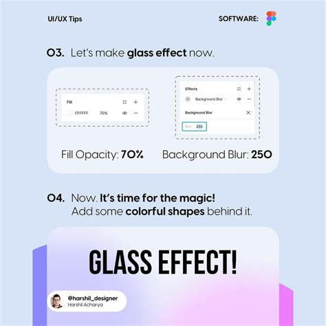 How To Create Glass Effect In UI UIBundle