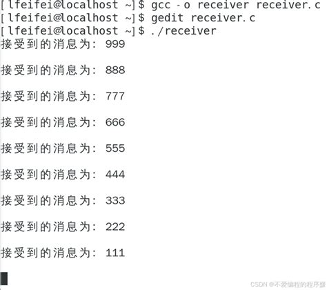linux进程的消息通信（操作系统实验六） 操作系统进程的通信 消息的发送和接收实验 csdn博客