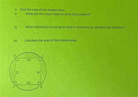 solved i what are the major steps to solve this problemii