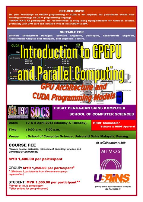 Introduction To Gpgpu And Parallel Computing Gpu Architecture And Cuda