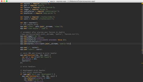 Customizing The WebStorm Layout The WebStorm Blog