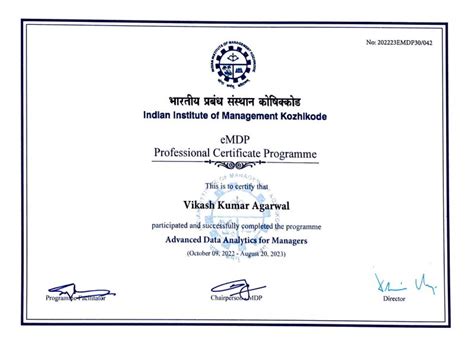 Vikash Agarwal On Linkedin Education Iimk Learningjourney Dataanalytics Upskilling