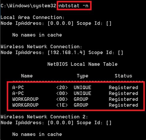 WebImprints Services Web Security Infrastructure Security NETBIOS OVER TCP IP NBTSTAT USAGE