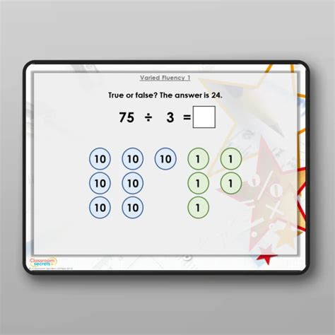 year 4 divide a 2 digit number by a 1 digit number 1 modelling ppt