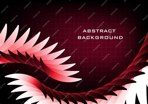 Premium Vector Abstract Red Flow Movement Dynamic Motion Curve Vector