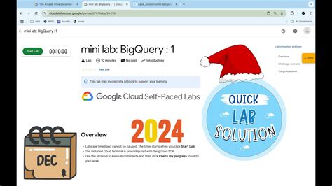 Mini Lab Bigquery Qwiklabs Trivia With Explanation Youtube