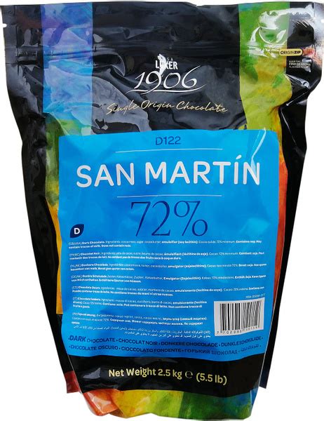 Шоколад горький "Casa Luker" - San Martin 72%, 2500 г - купить с ...