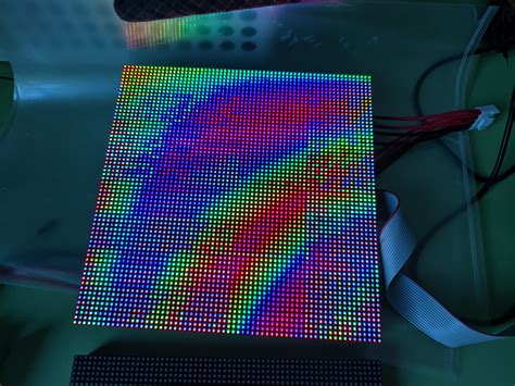 Scan Failure Garbled LED Matrix Panel Display Output ESP GPIO Is V Issue