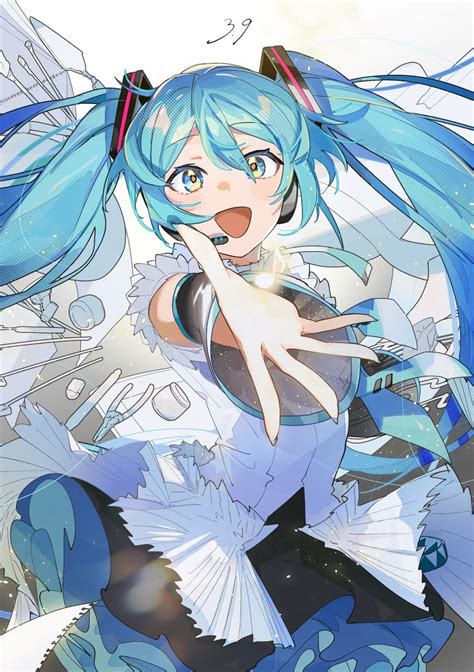 Hatsune Miku Vocaloid And 1 More Drawn By Hassan Sink916 Danbooru