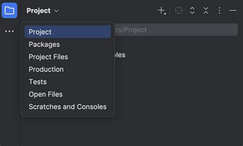 Project Tool Window Intellij Idea Documentation