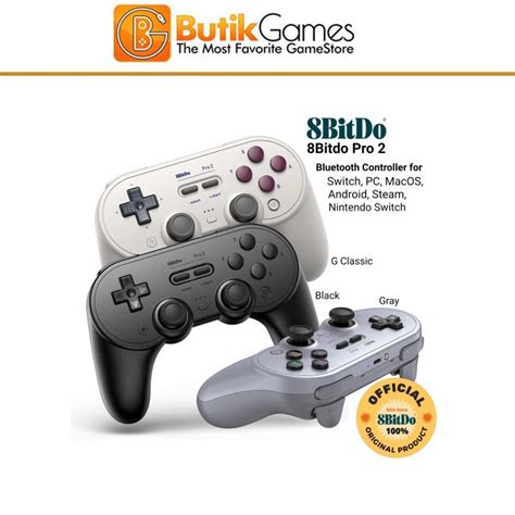 Jual 8bitdo Pro 2 Bluetooth Wireless Gamepad Controller Shopee Indonesia