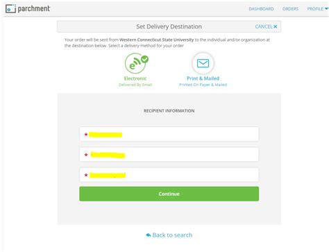 Requesting An Official Transcript WCSU Support