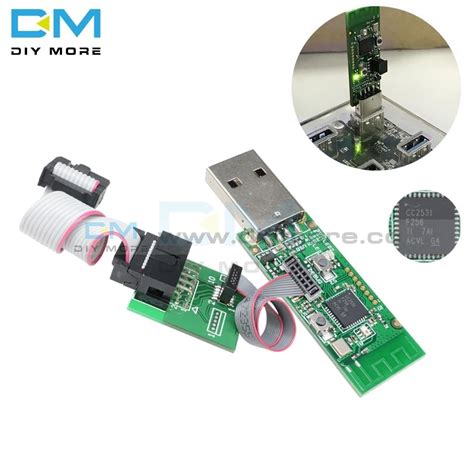Cc2531 Wireless Zigbee Sniffer Bare Board With Bluetooth 4 0 Dongle Ca Diymore