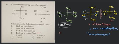 Consider The Following Pairs Of Compounds I Ii Which Among The Follo