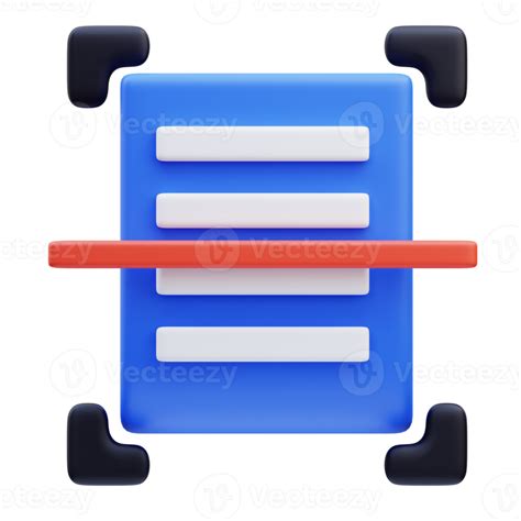 3d Rendering Of Scan Document Icon Illustration 12625011 Png 3d Rendering Of Scan Document Icon Illustration 12625011 Png