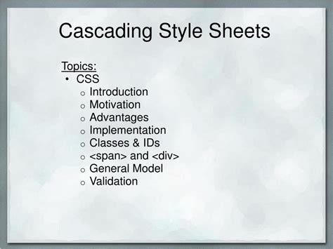 PPT Mastering CSS For Improved Web Design Efficiency PowerPoint Presentation ID