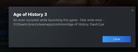Jar File Not Working Report A Bug Age Of History 3