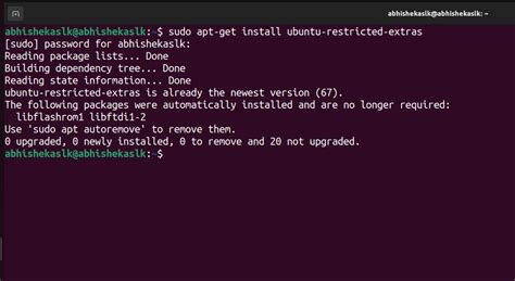 How To Install The Mpeg 4 Aac Decoder And The H264 Decoder In Ubuntu Geeksforgeeks
