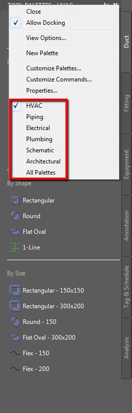 Missing Tool Palette Groups In Autocad Architecture Or Autocad Mep